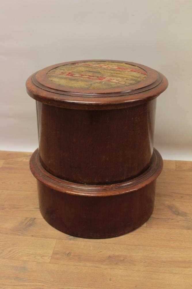 Lot 869 - Victorian mahogany pedestal commode