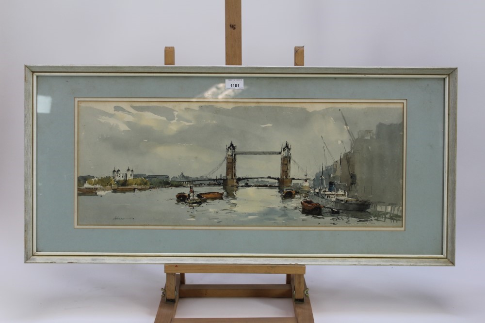 Lot 1101 - *Edward Wesson (1910-1983) watercolour and