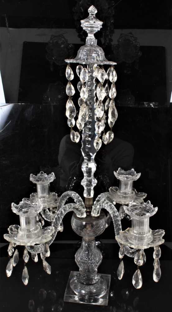 Lot 259 - Regency glass centrepiece