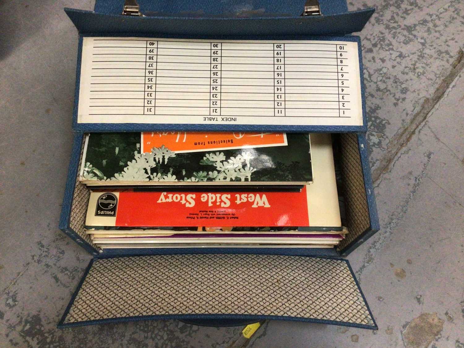 Lot 554 - Two boxes of LP records including musicians,