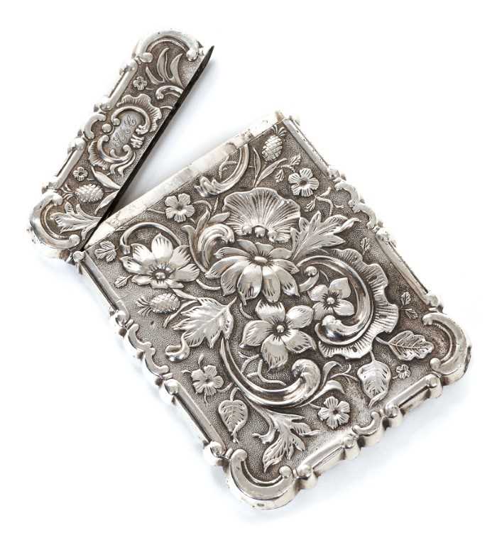 Lot 377 - 19th century American silver metal castle