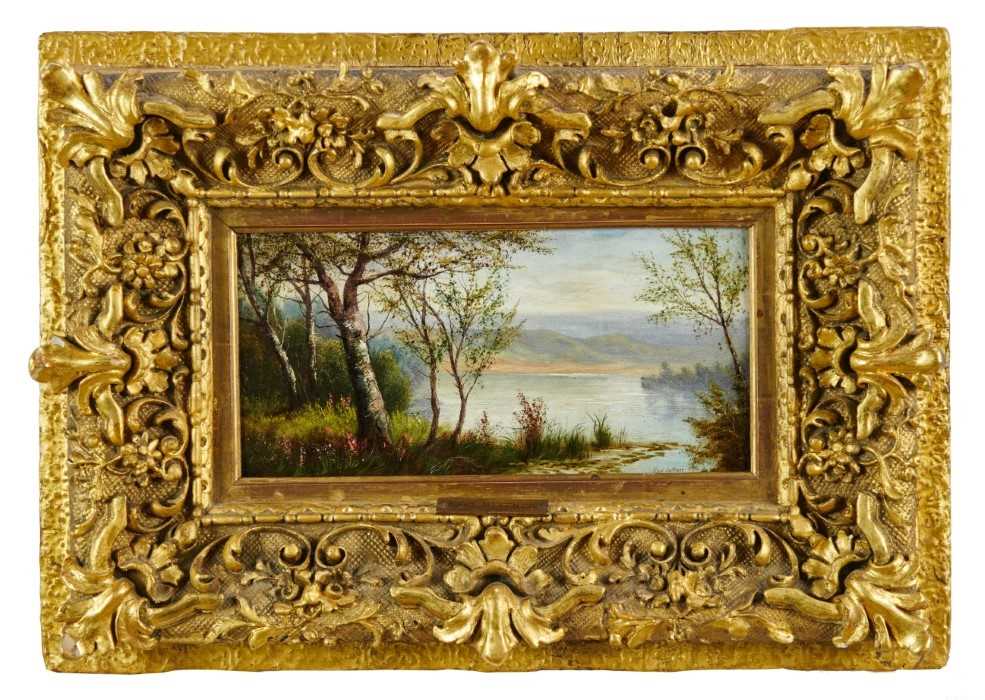 Lot 1187 - Karl Heffner (1849-1925) pair of oils on