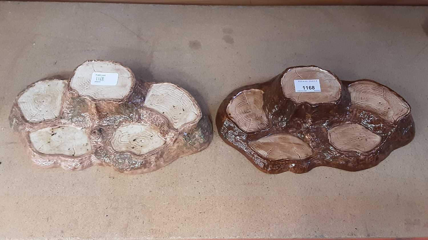 Lot 1168 - Beswick tree stump display stand and a