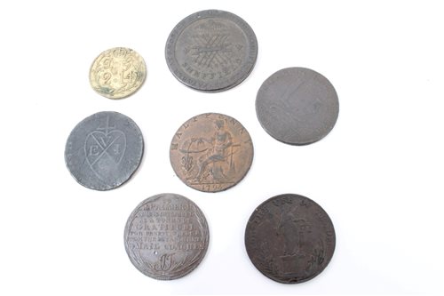 Lot 154 - G.B. mixed copper tokens - to include 18th
