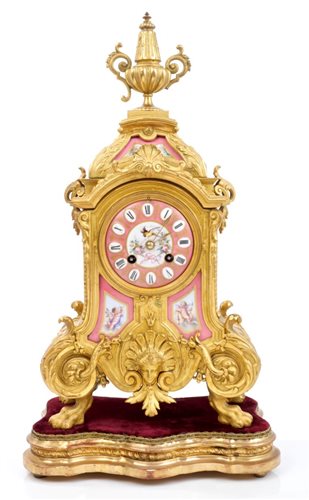 Lot 1383 - Late 19th century French gilt metal and