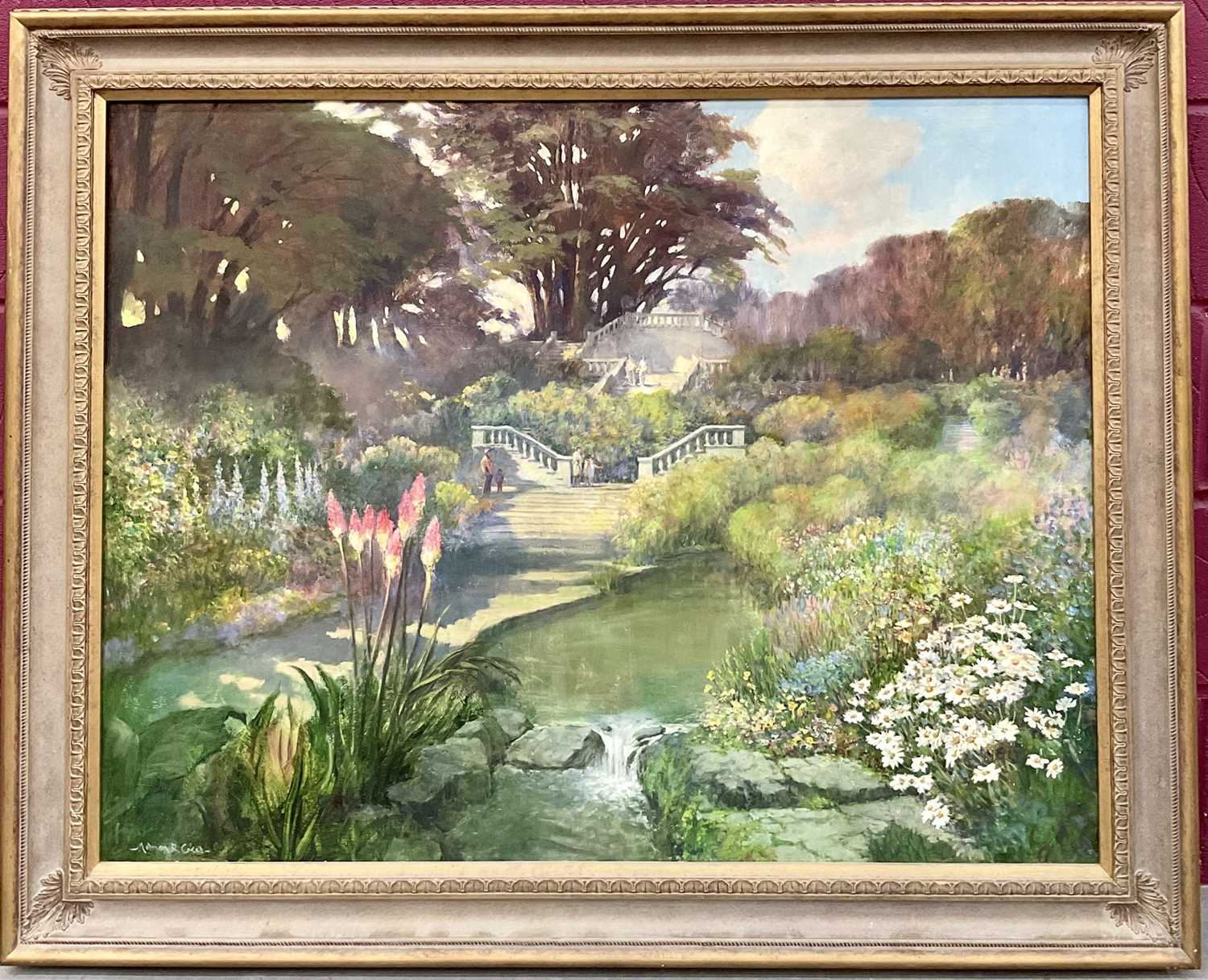 Lot 1109 - Norman Coker (Contemporary) oil on board, A