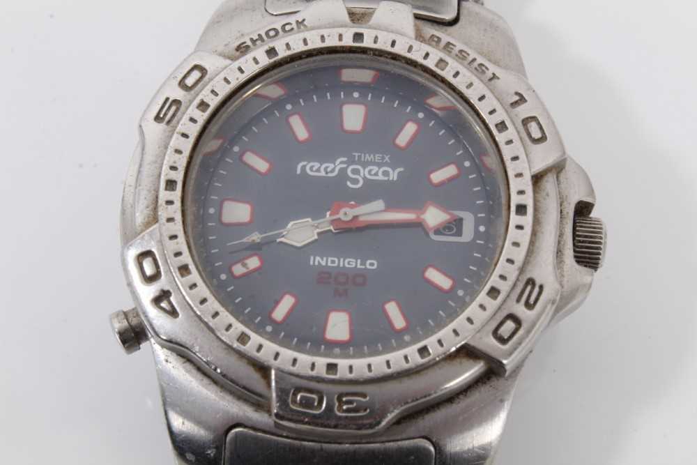 Lot 46 - Timex Reef Gear Indiglo 200m stainless steel