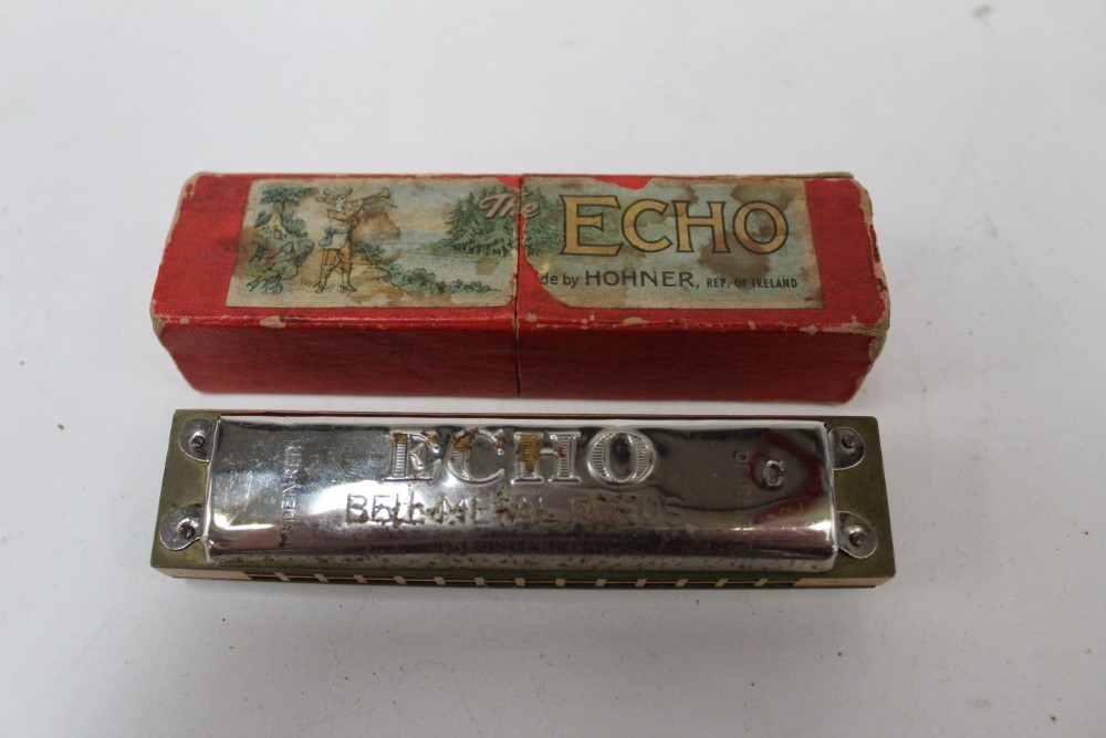 Lot 2329 - Six vintage harmonicas in original boxes