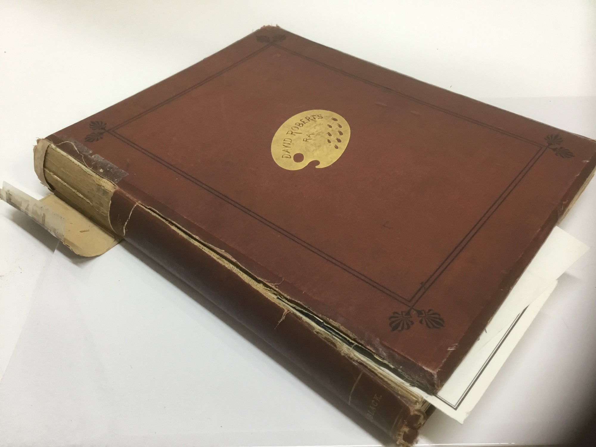 Lot 1744 - Book- Life of David Roberts, signed by the