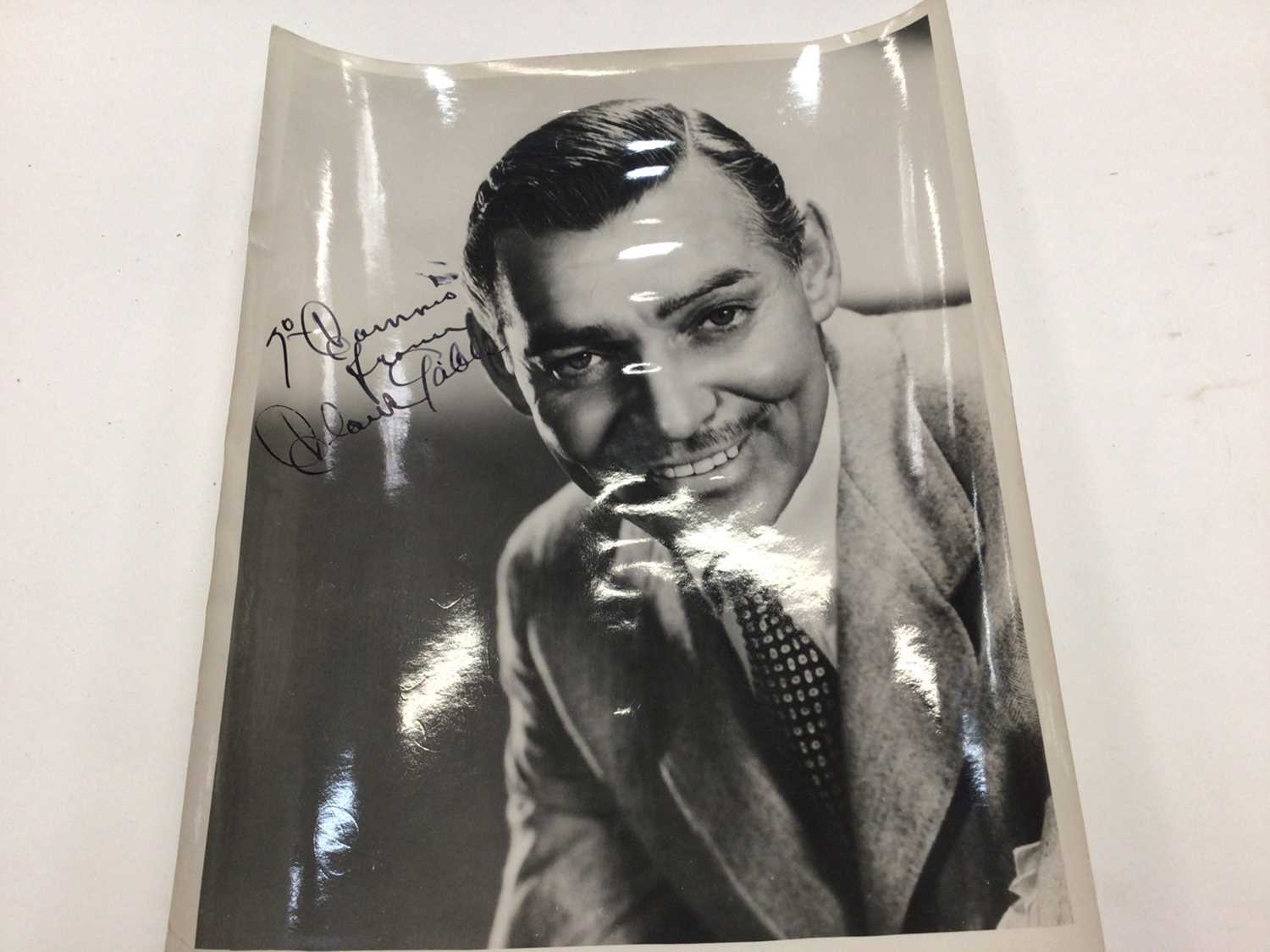 Lot 1440 - Autograph Clark Gable Actor c1950's