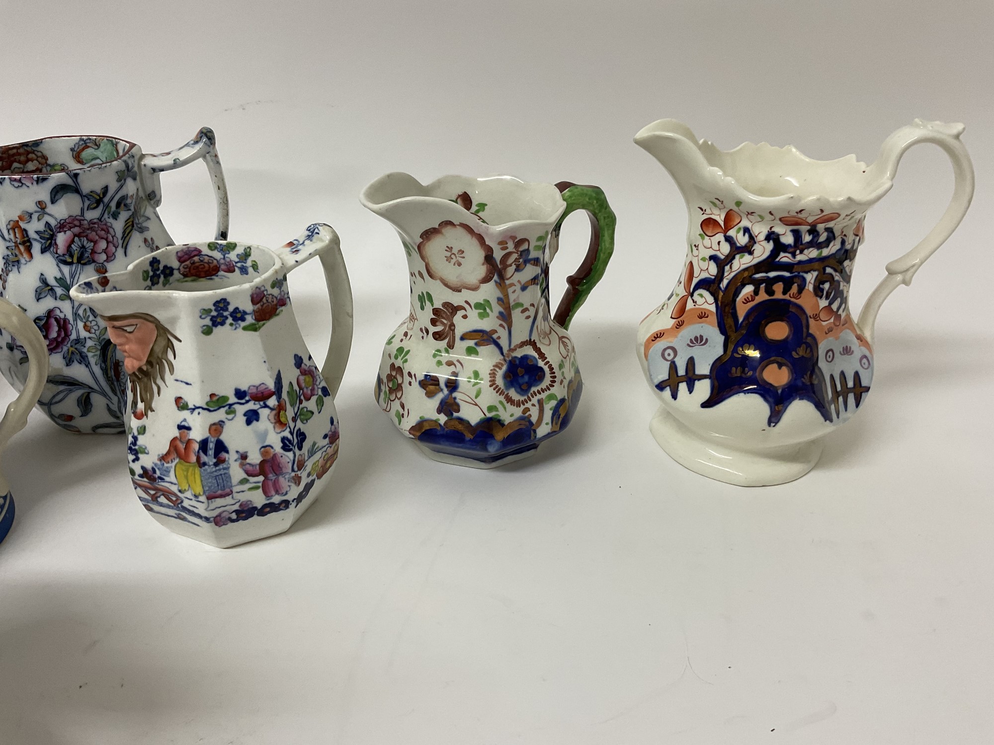Lot 469 - Collection of eight antique Ironstone