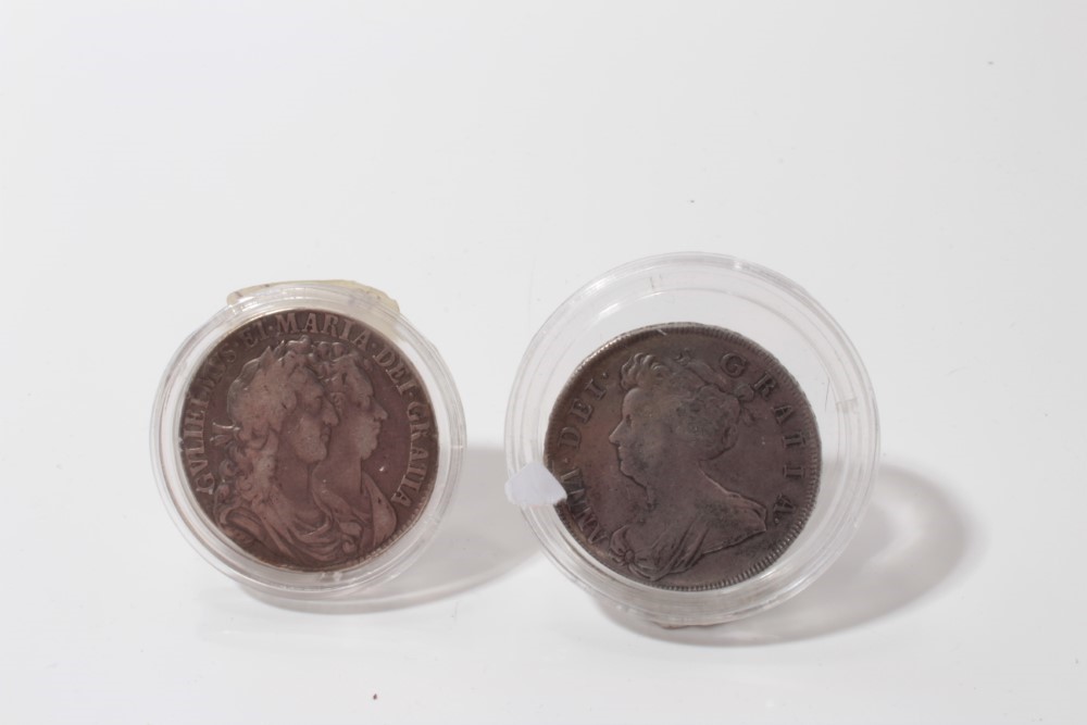Lot 525 - G.B. - Silver Half Crowns William & Mary