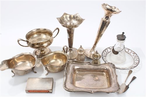 Lot 591 - Collection of Silverer - including pair