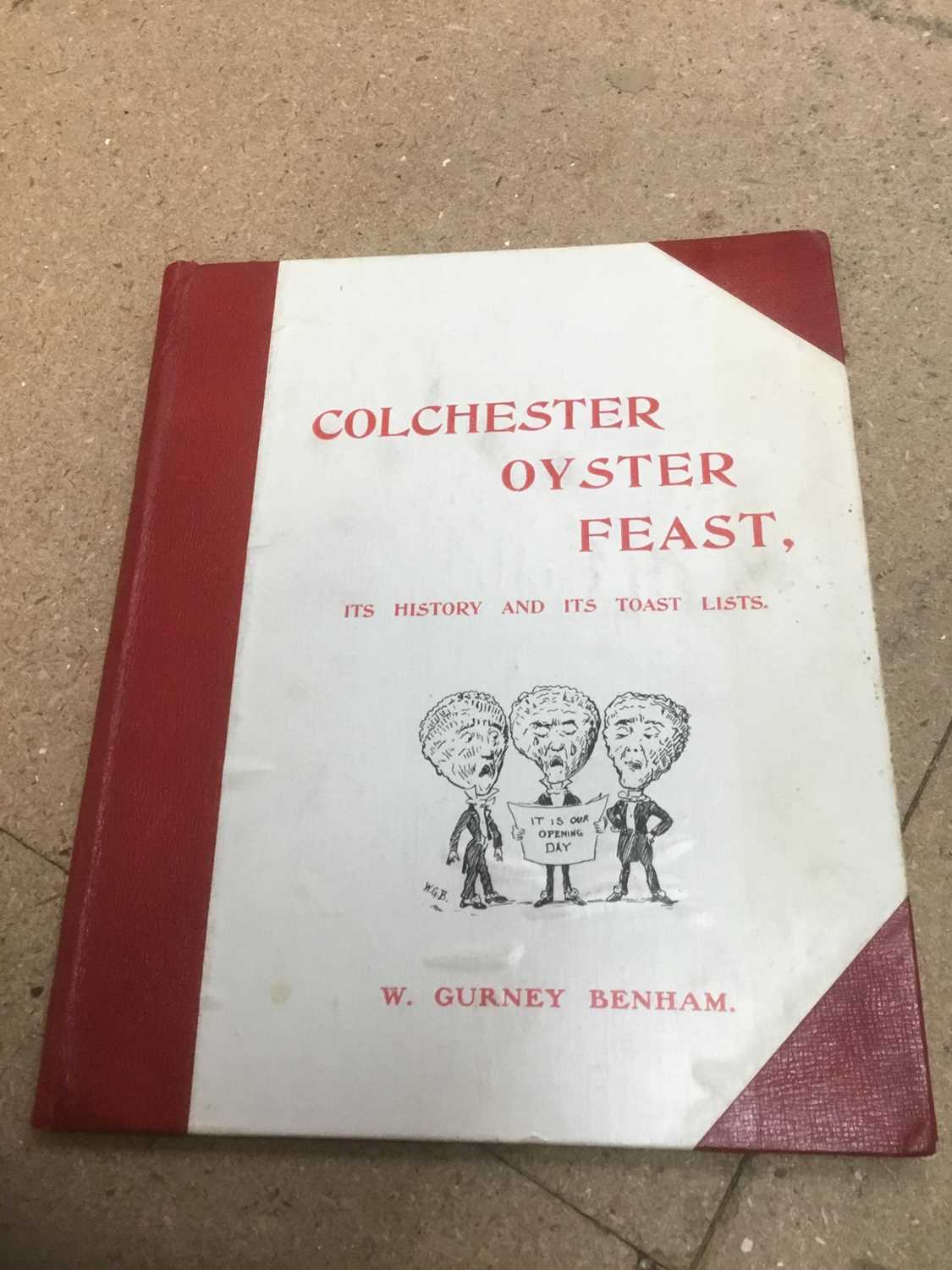 Lot 1710 - W. Gurney Bentham, Colchester Oyster Feast,