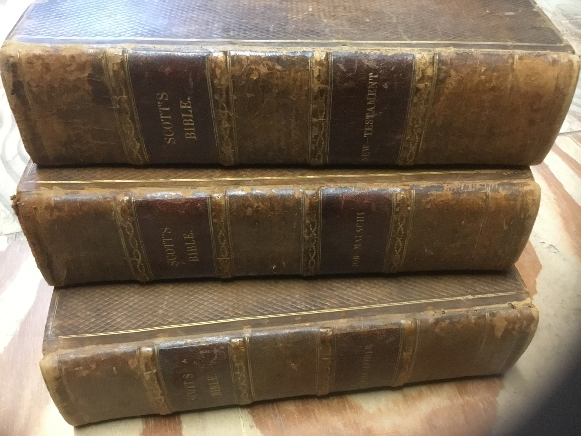 Lot 1738 - Thomas Scott - Holy Bible, London 1830,
