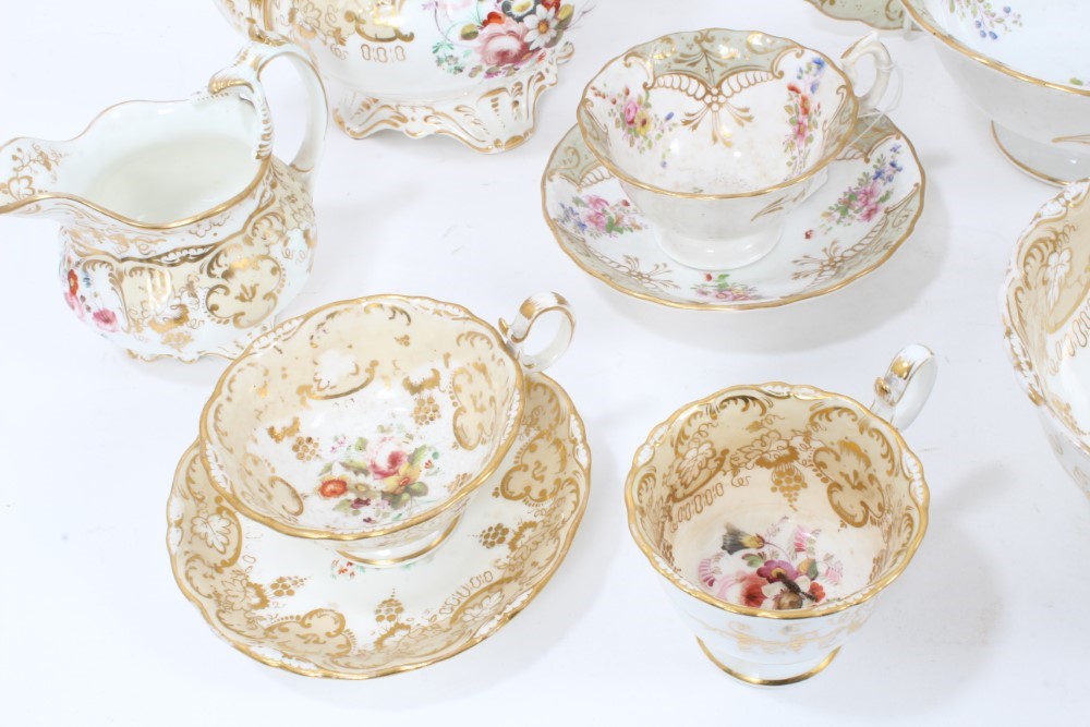 Lot 89 - Two Victorian tea sets