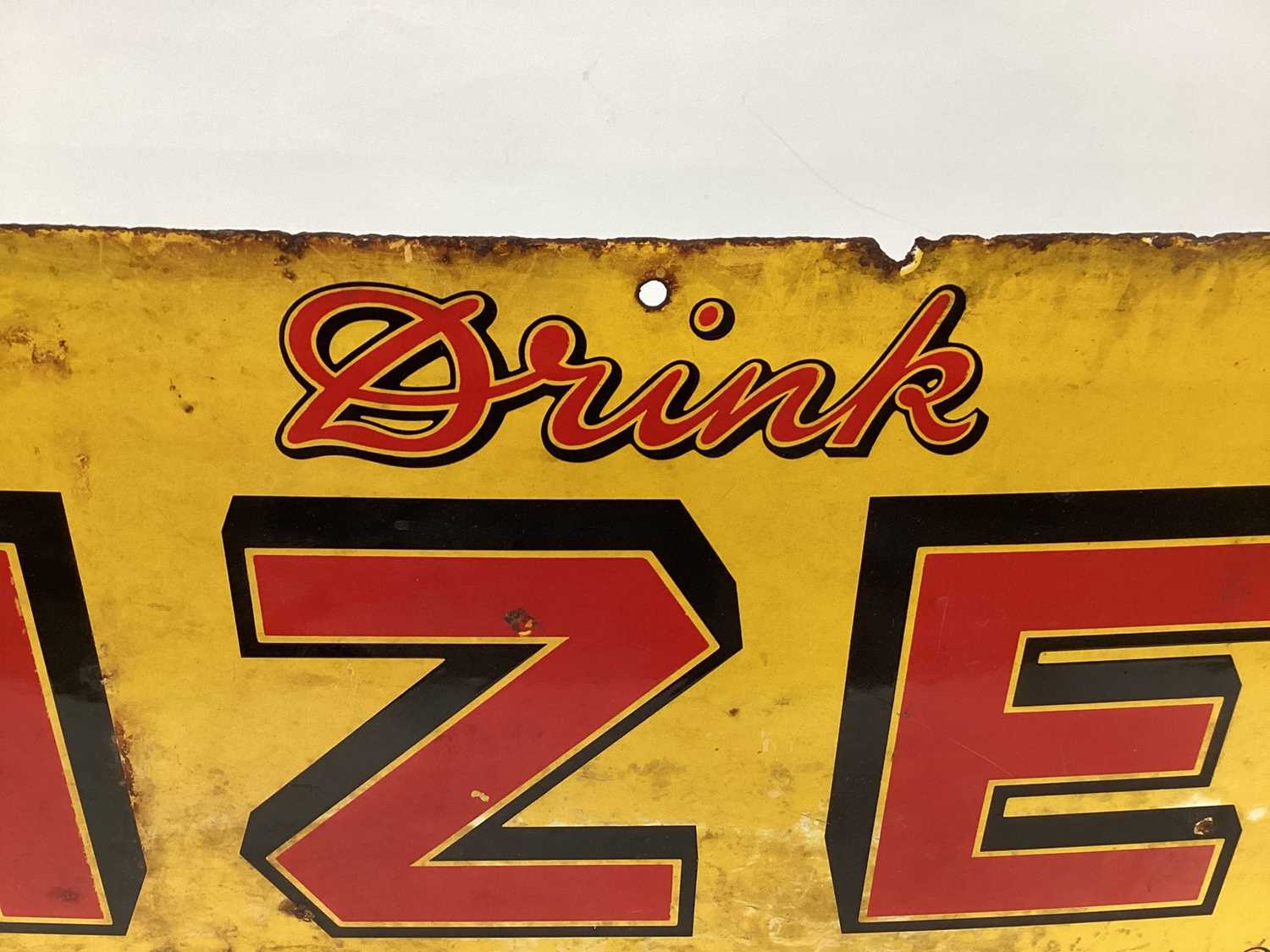 Lot 2627 - Vintage Tizer enamel sign - 'Drink Tizer