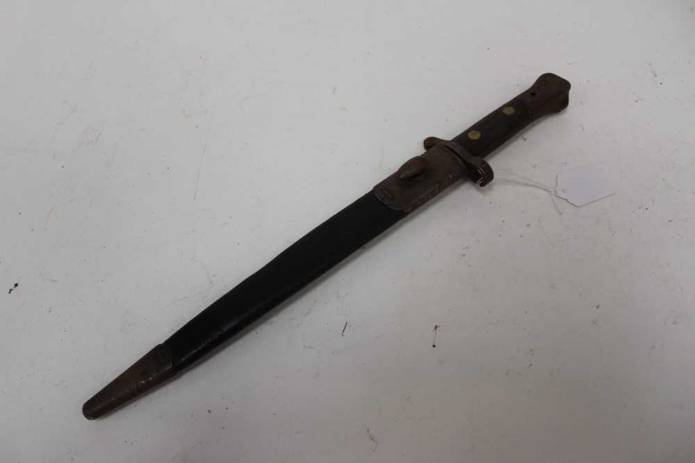 Lot 913 - British military 1903 pattern bayonet, blade