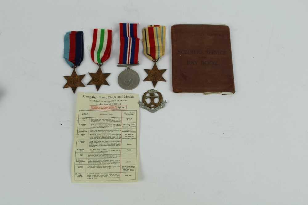 Lot 727 - Second World War Army medal group comprising