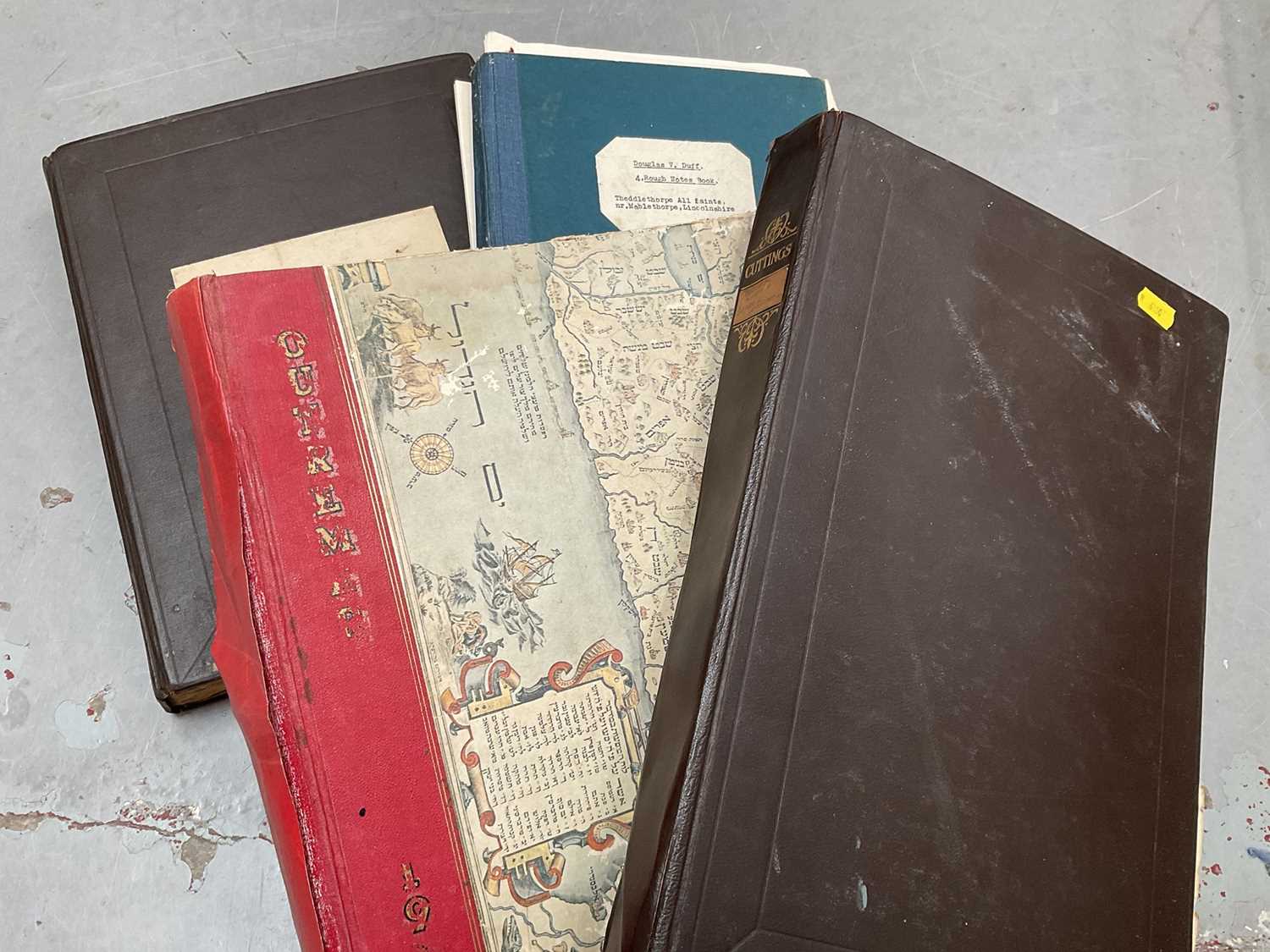 Lot 1517 - Group of albums relating to writer Douglas