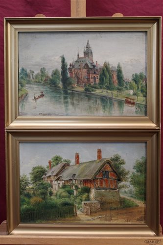 Lot 1185 - Edwin Frederick Holt (1830 - 1912), pair