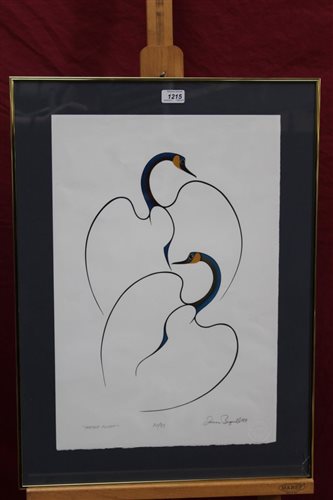 Lot 1215 - Isaac Bignell (1958 - 1995), signed limited