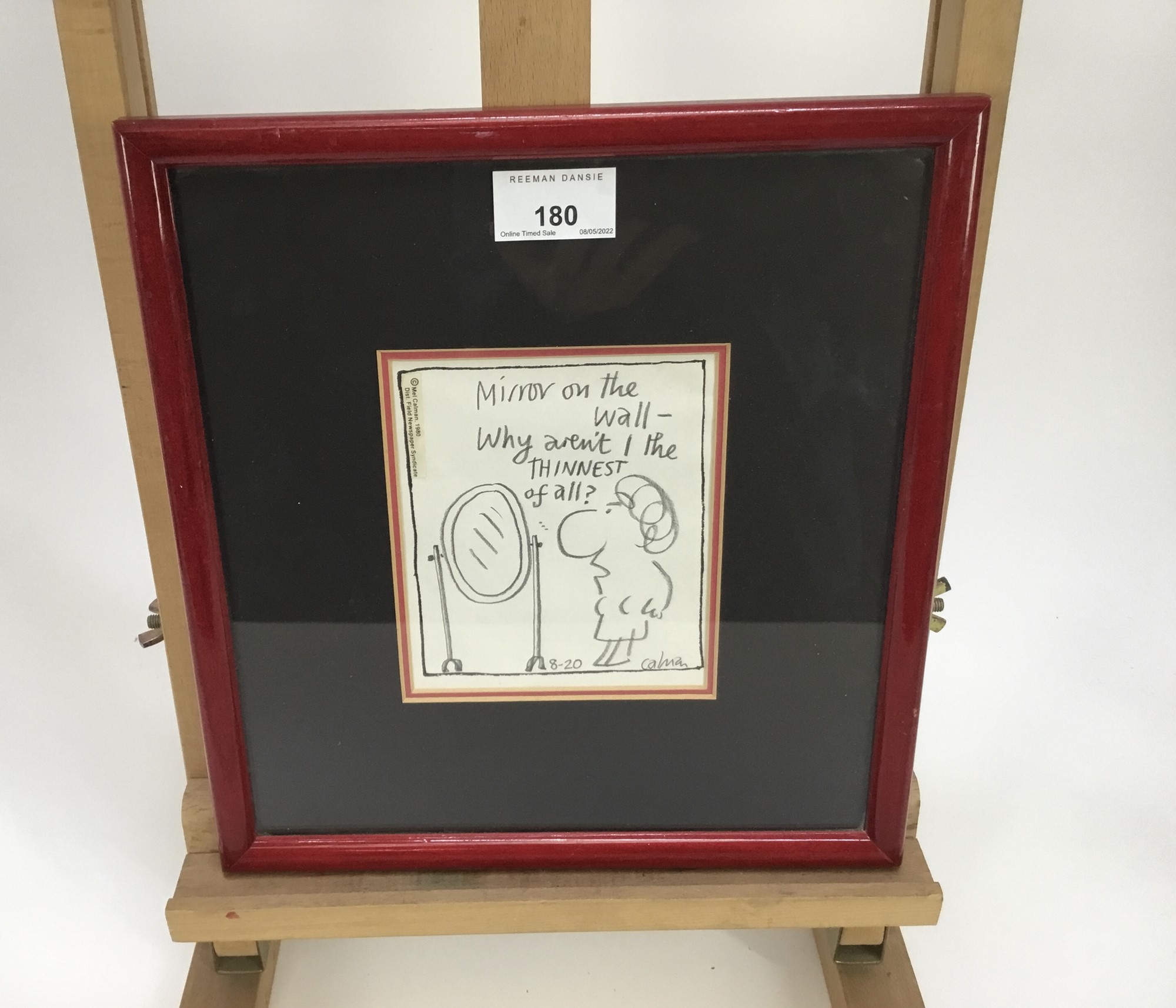 Lot 180 - Mel Calman (1931-1994) 1980s pencil cartoon