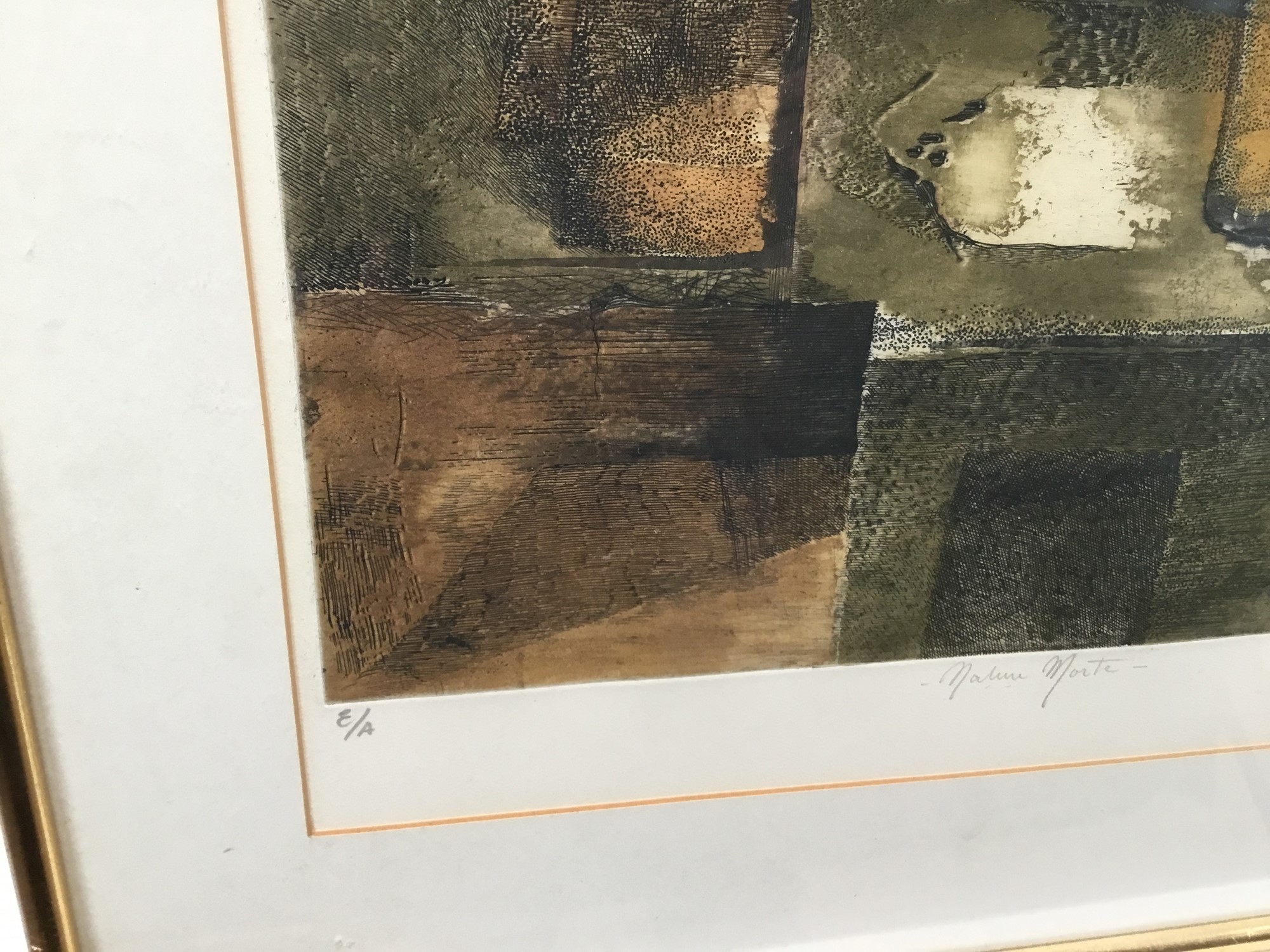 Lot 14 - René Carcan (1925-1993) signed etching
