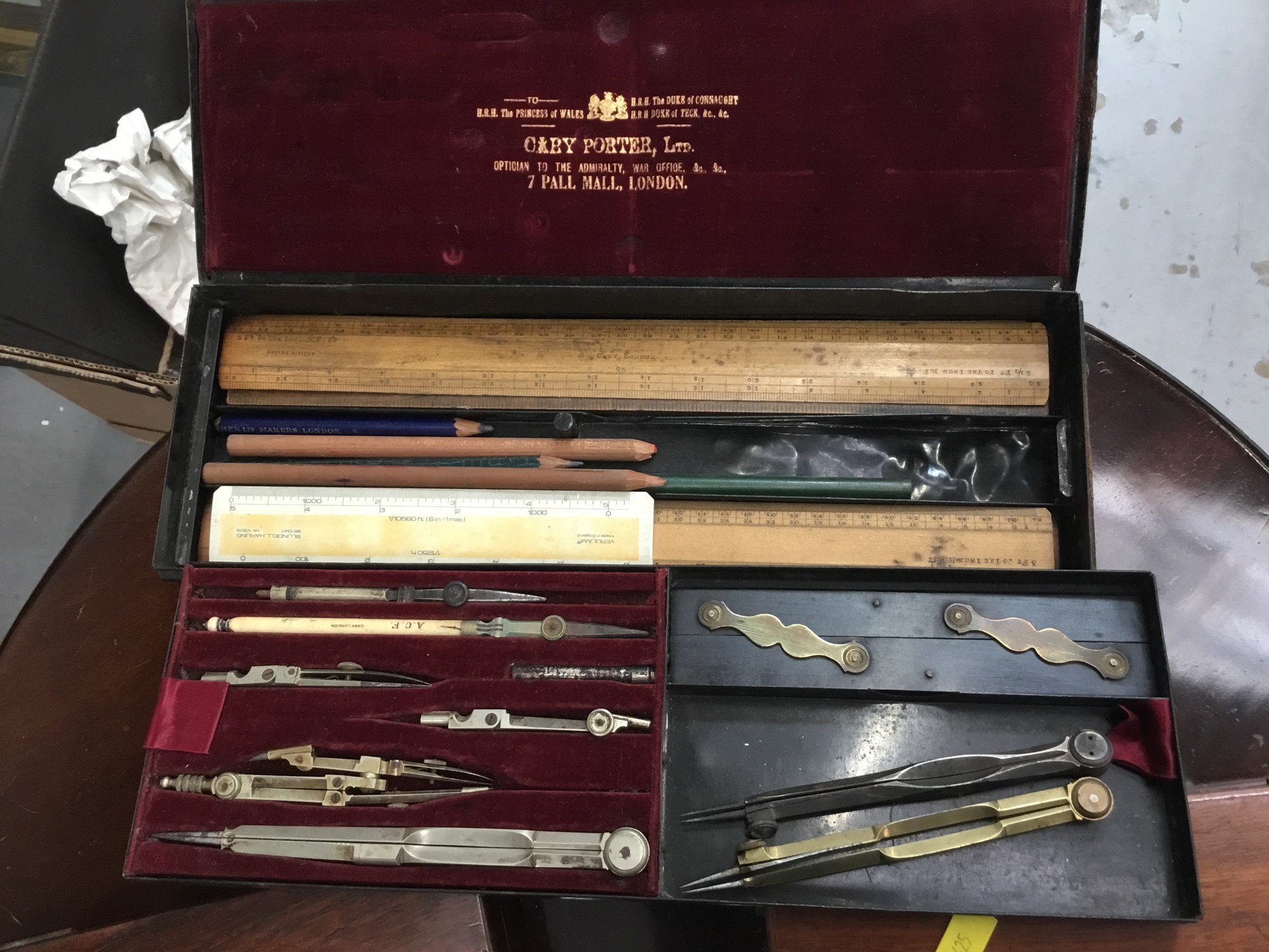 Lot 64 - Three 19th century mathematical instrument