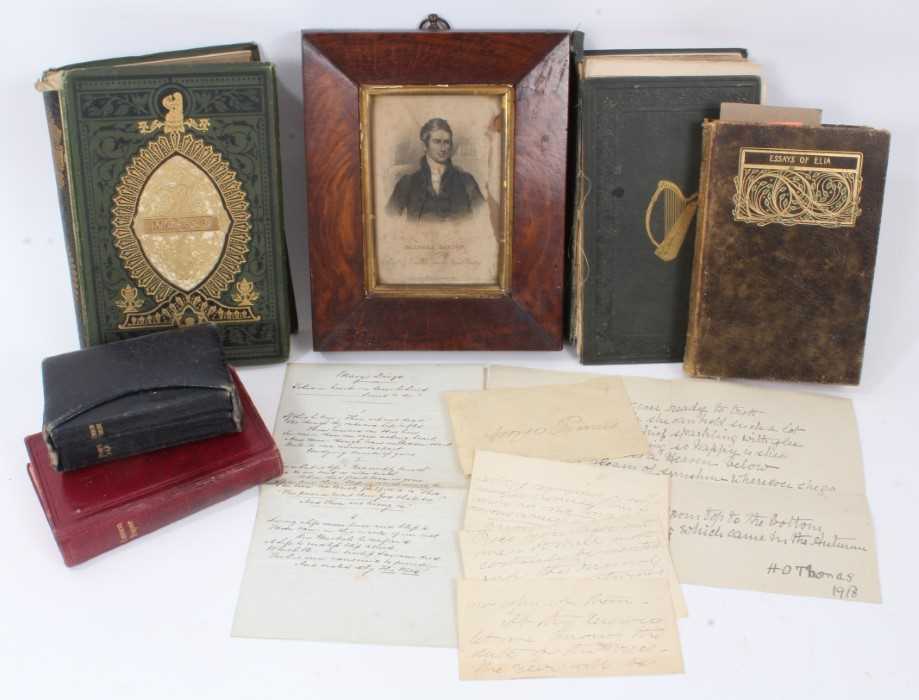 Lot 758 - Of Bernard Barton (the Quaker Poet) and