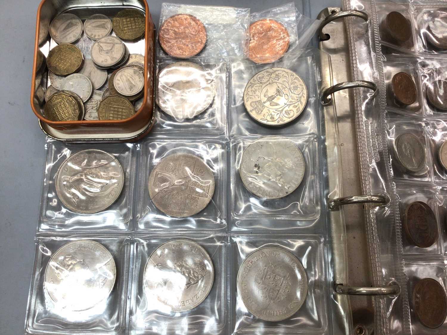Lot 375 - Collection of coins in album, other coins
