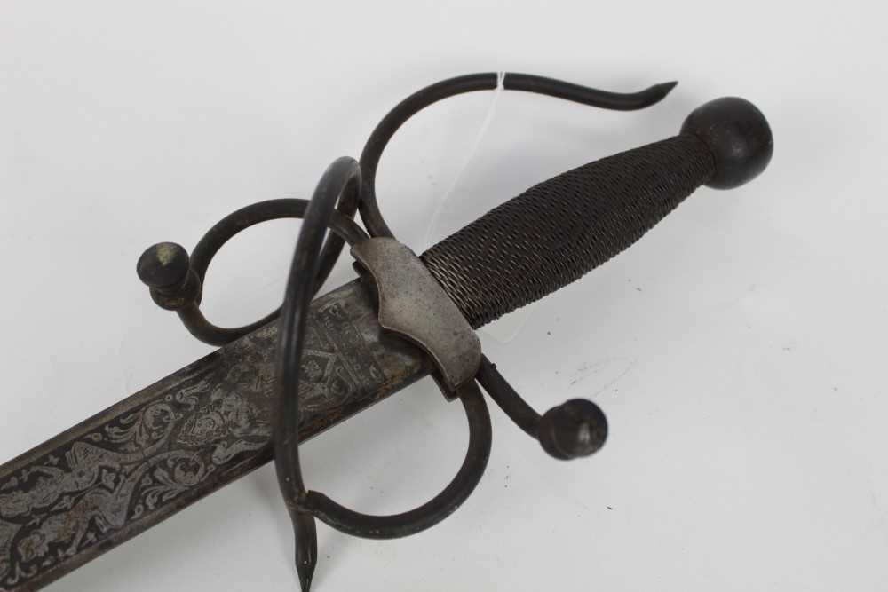 Lot 886 - Reproduction Spanish Toledo sword with