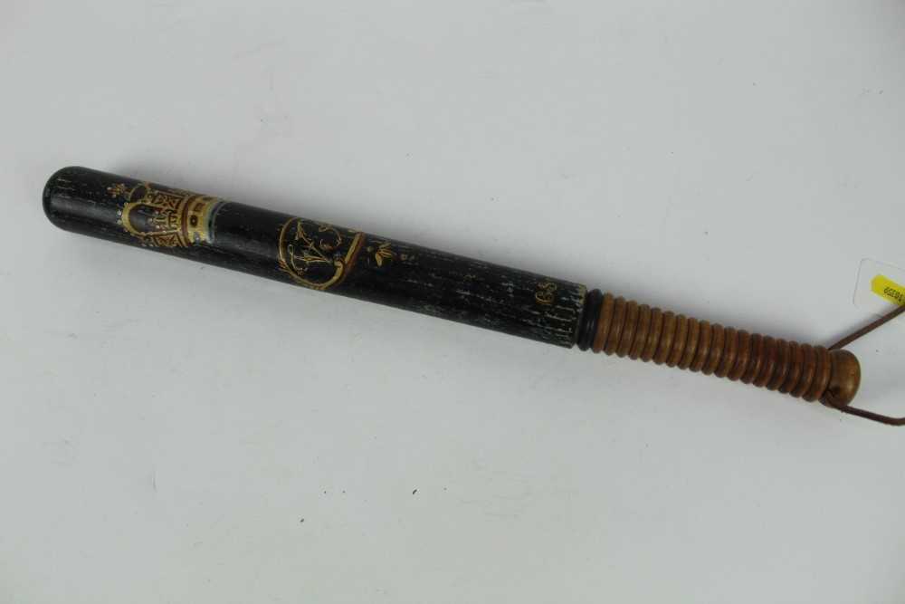 Lot 869 - Victorian Police truncheon of tapered form