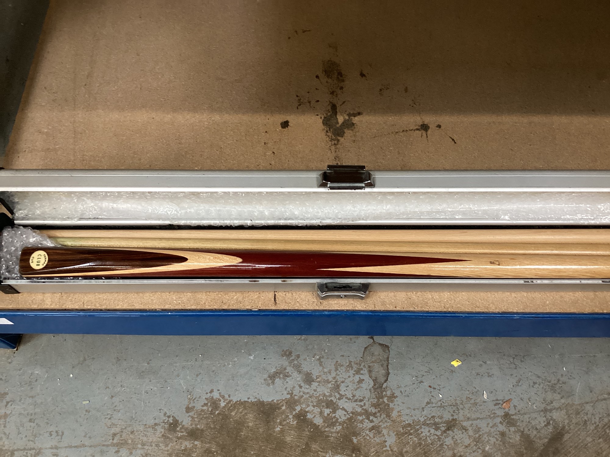 Lot 2571 - Two Joe Davis 'Club' cues and a Permac Club