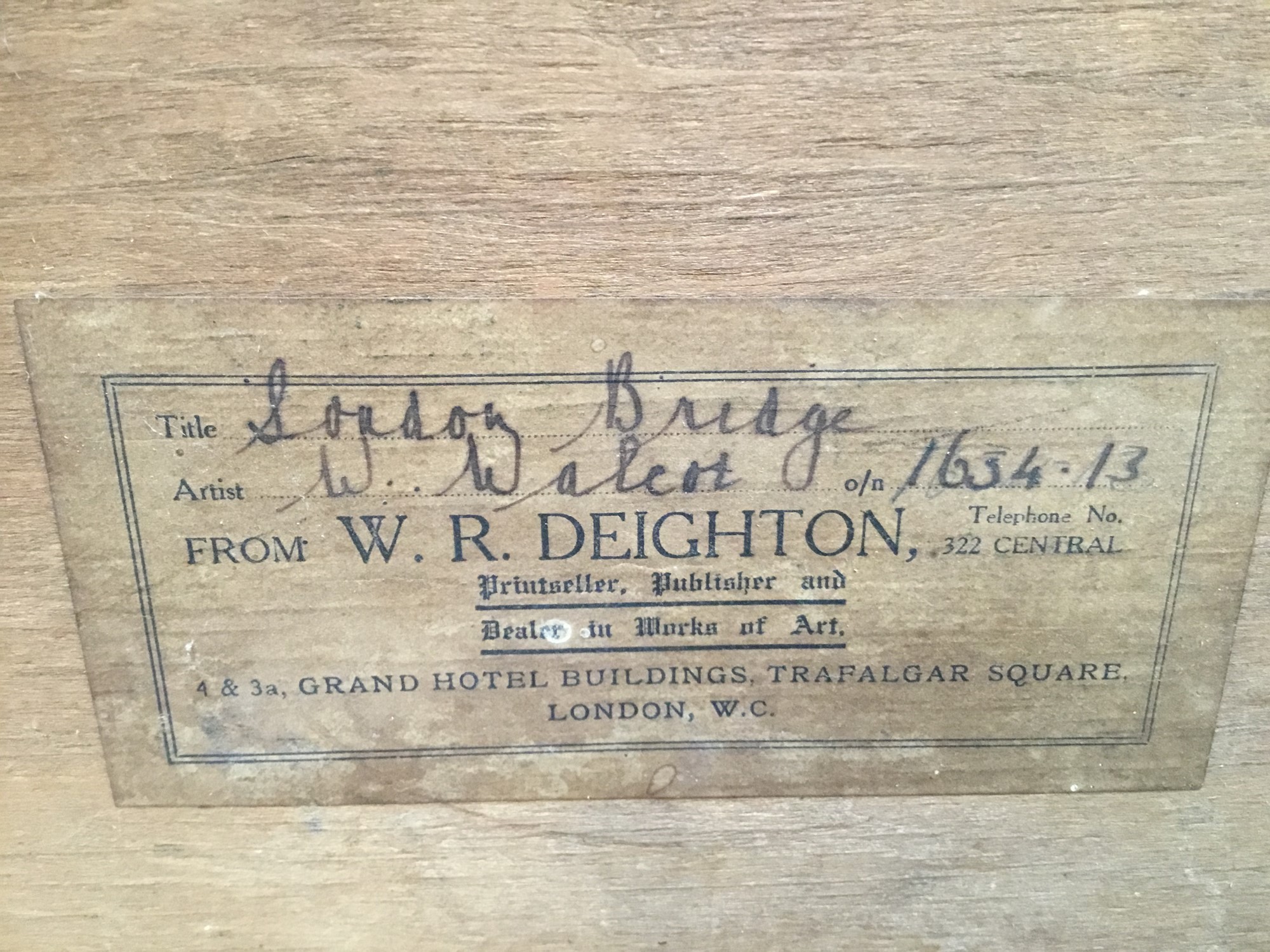 Lot 262 - William Walcot (1874-1943) etching - 'On