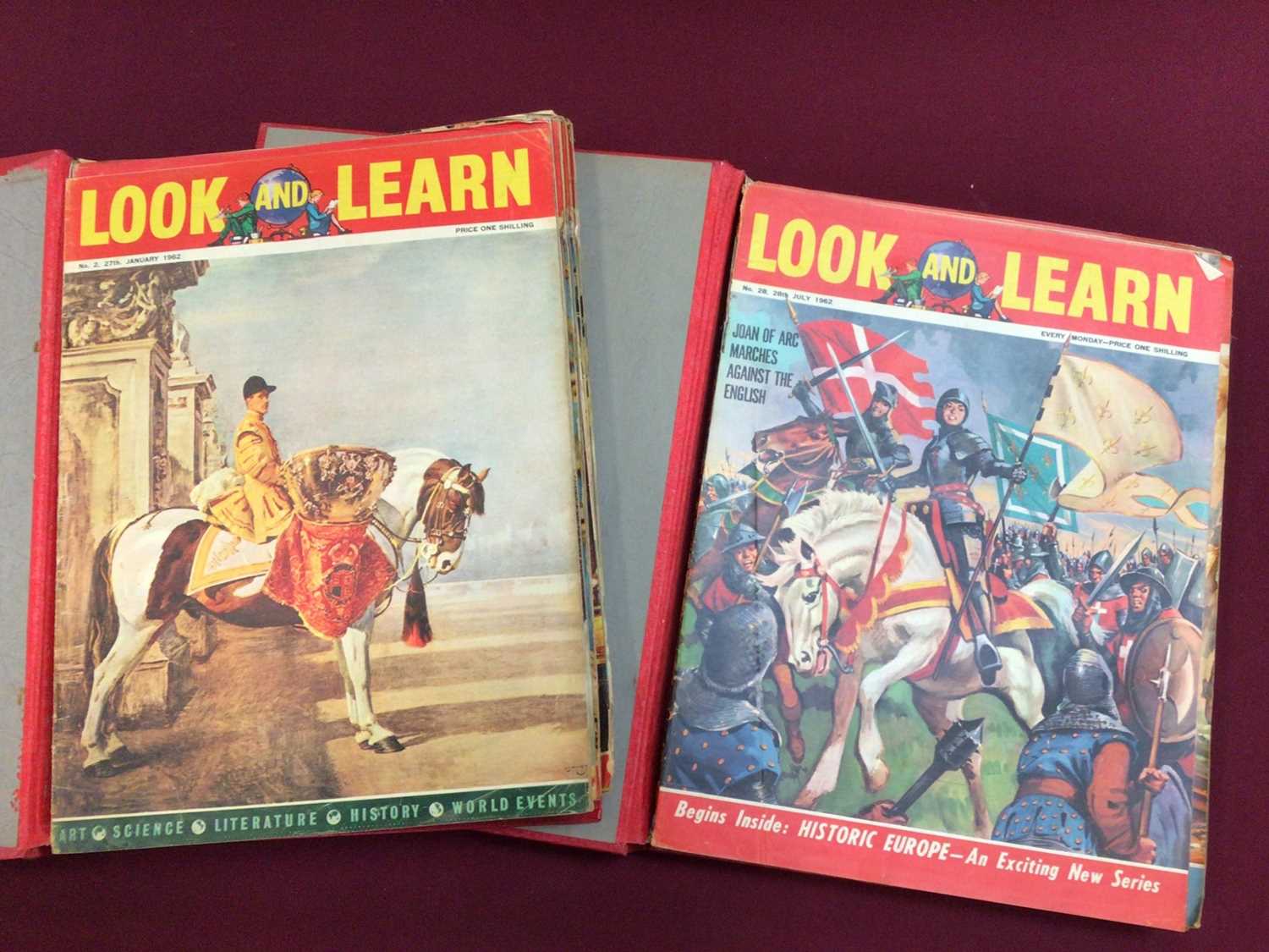 Lot 1520 - Look and Learn Comics, four volumes