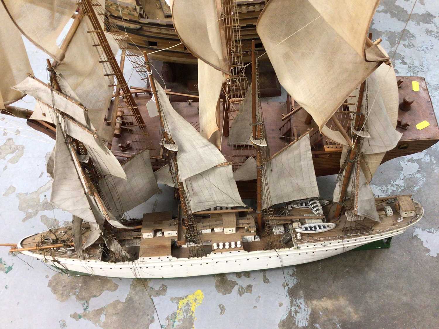 Lot 2713 - Collection of 3 scratch built model boats