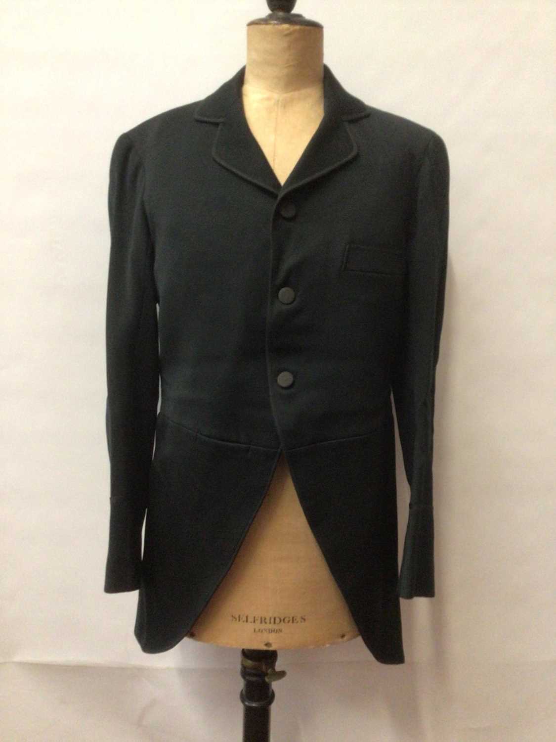 Lot 2098 - Victorian gentlemen’s black tuxedo jacket