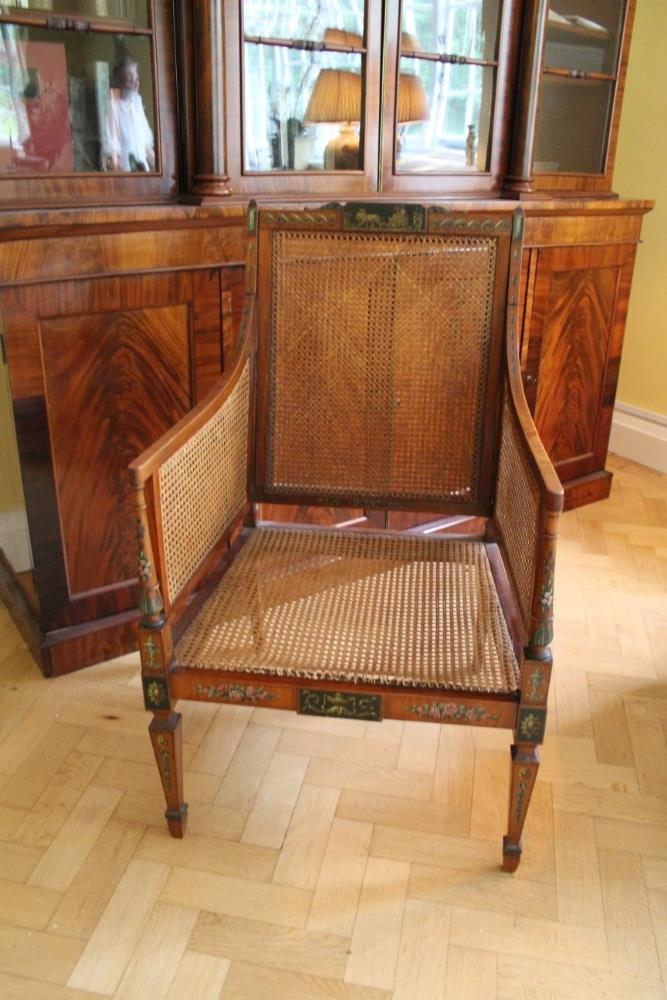 Lot 1204 - Edwardian neoclassical revival painted