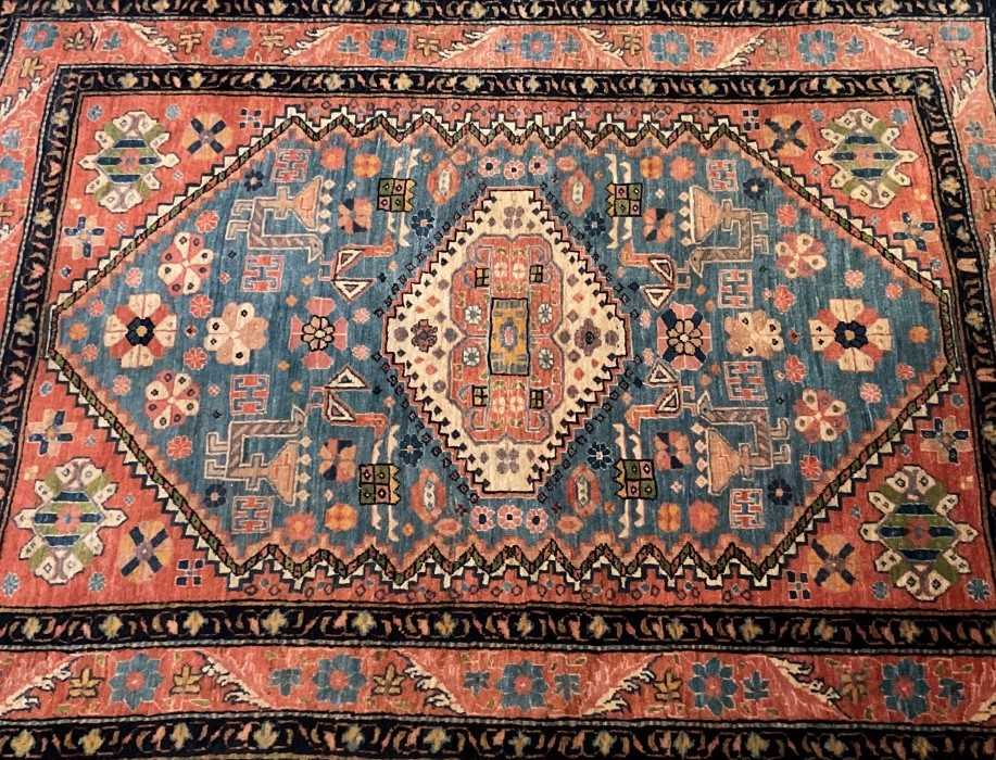 Lot 1236 - Two Persian design rugs, the first with