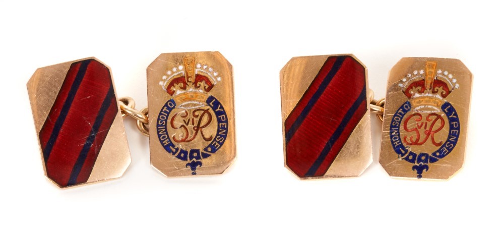 Lot 67 - Pair King George VI Royal Engineer Officers
