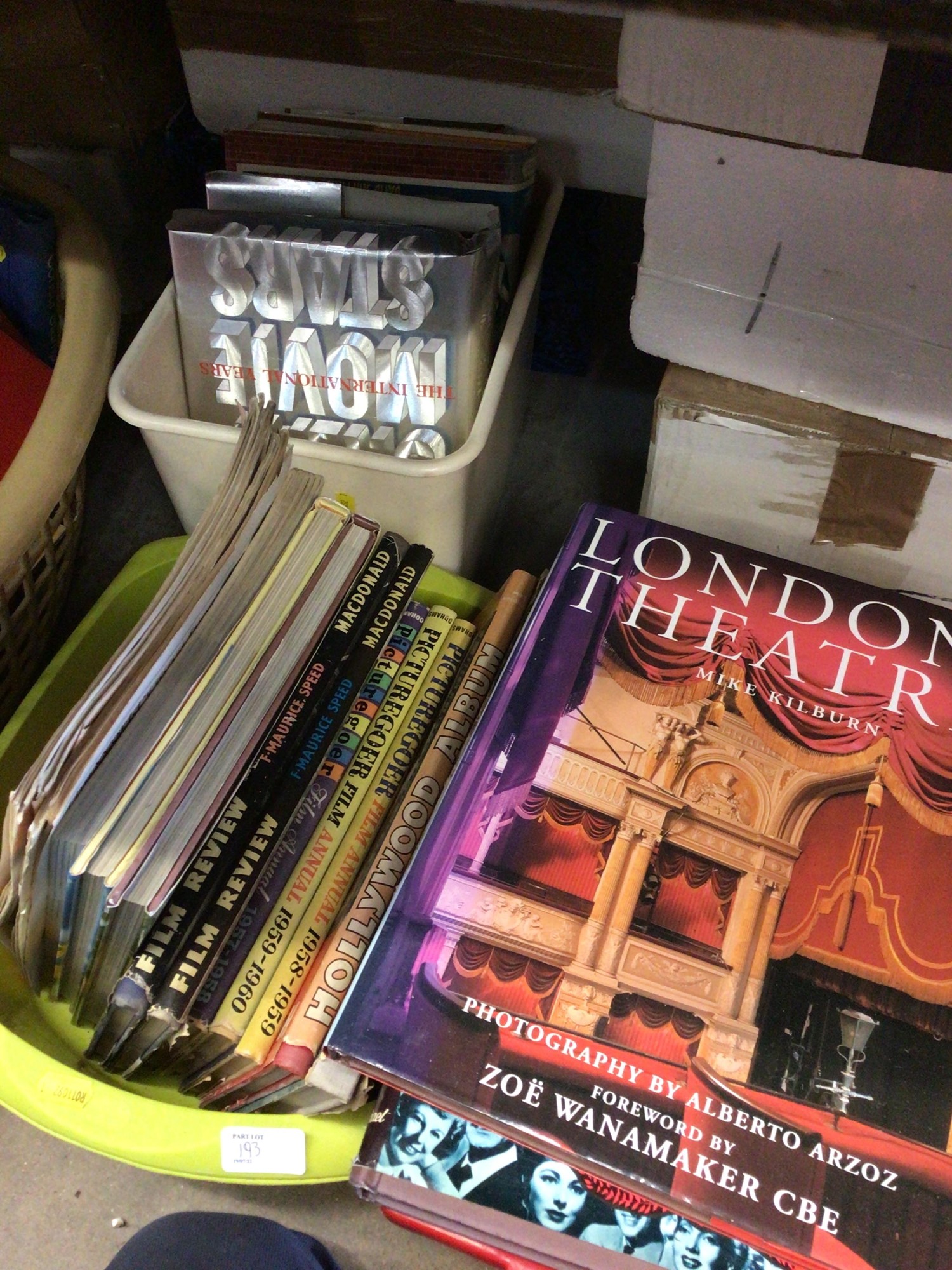 Lot 193 - 1930s Theatre World magazines, 1950s Film