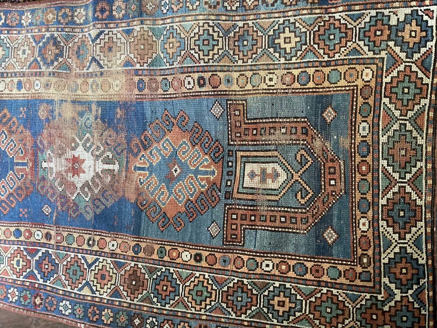 Lot 1482 - Eastern rug, 190 x 92cm, together with four