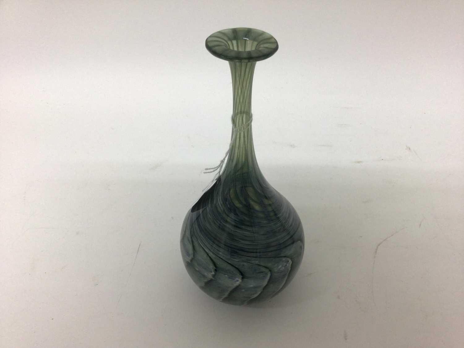 Lot 1005 - Art glass vase, signed Anthony Stern to