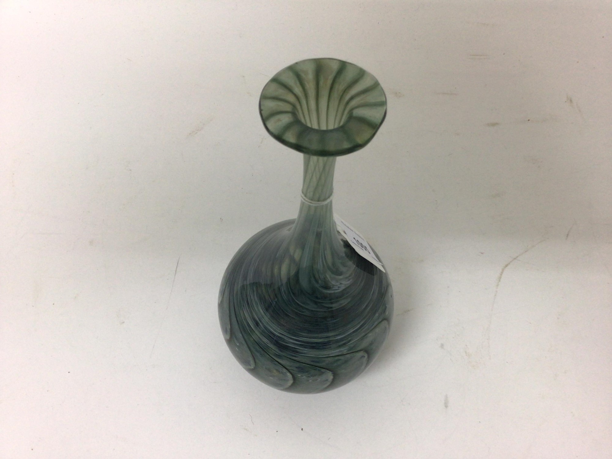 Lot 1005 - Art glass vase, signed Anthony Stern to