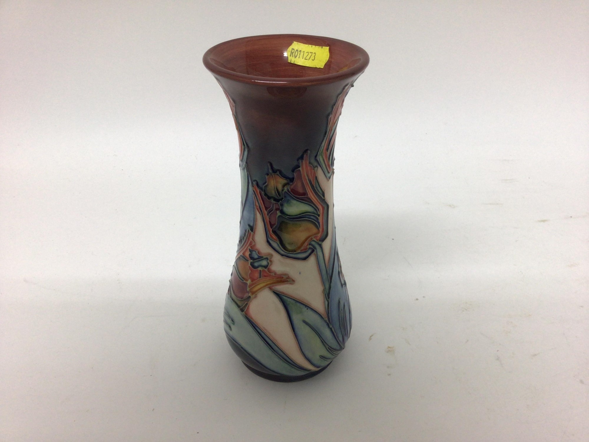 Lot 1000 - Moorcroft pottery vase decorated with red
