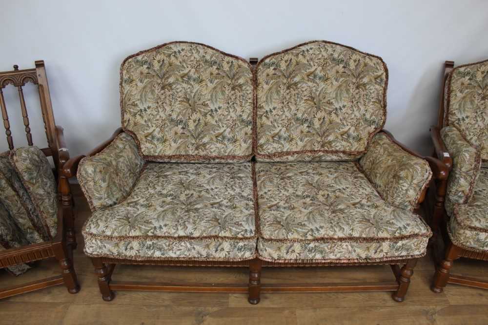 Lot 74 - Ercol three piece suite comprising settee and