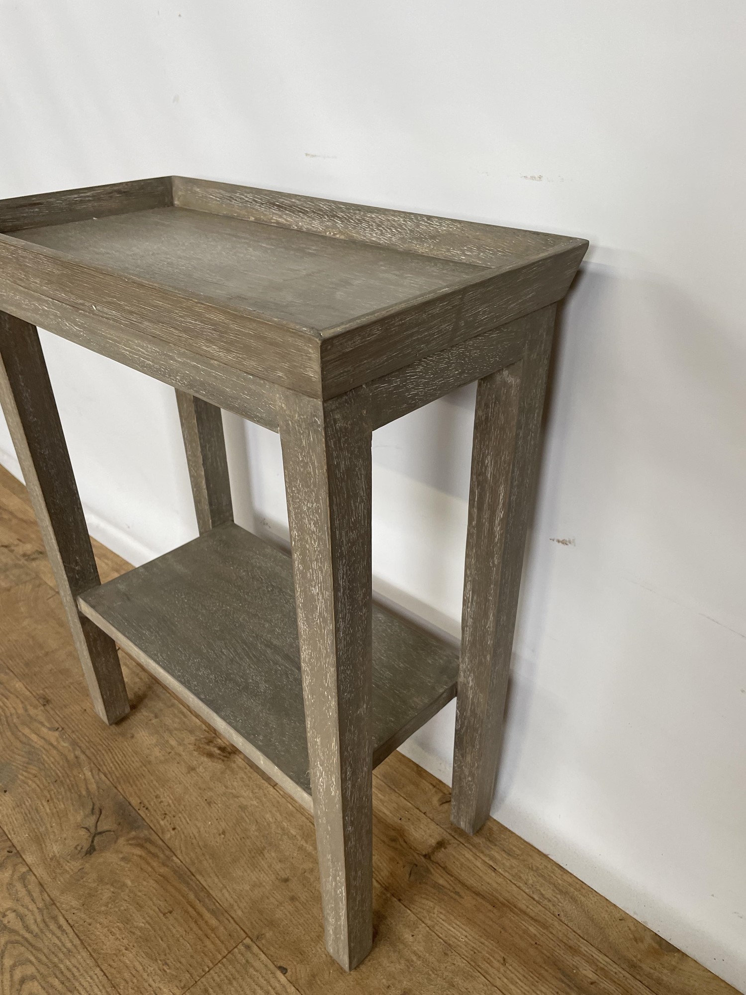 Lot 134 - Modern OKA two height side table, 48cm wide