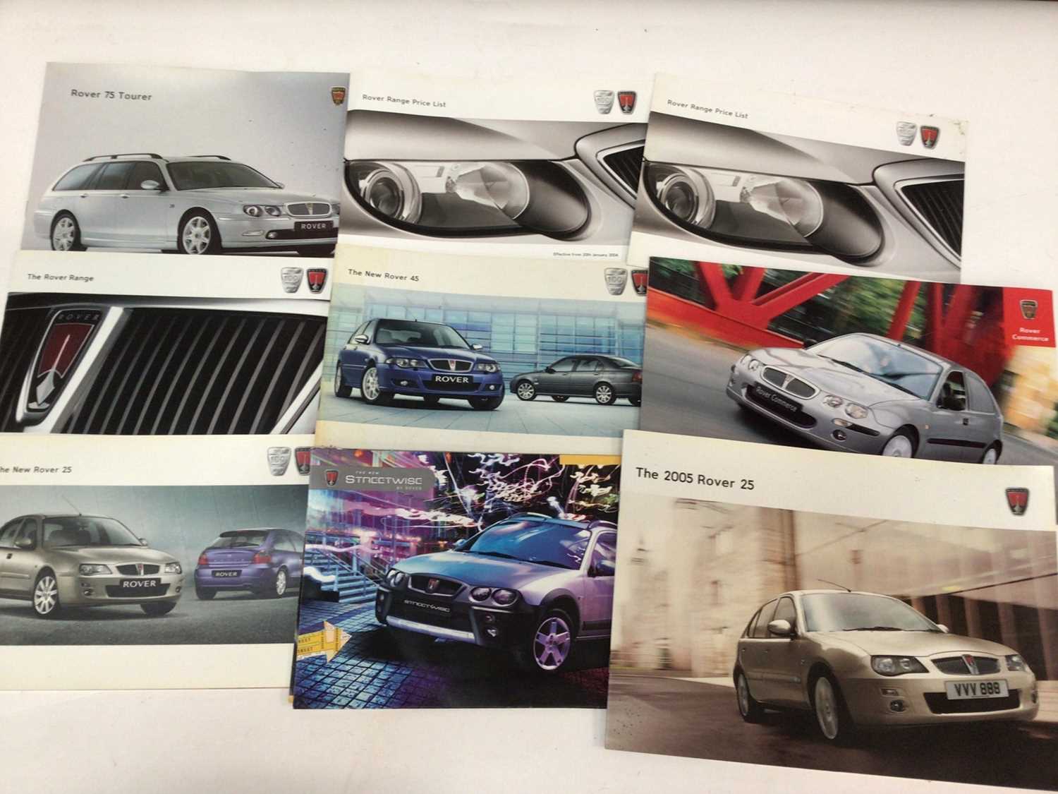 Lot 1994 - Group of early 2000's MG Rover Group car