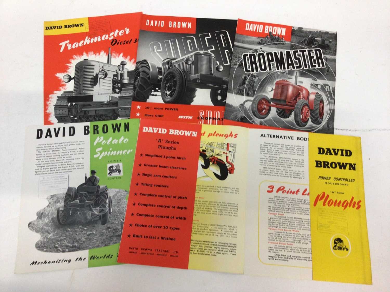 Lot 1958 - Collection of tractor sales brochures to